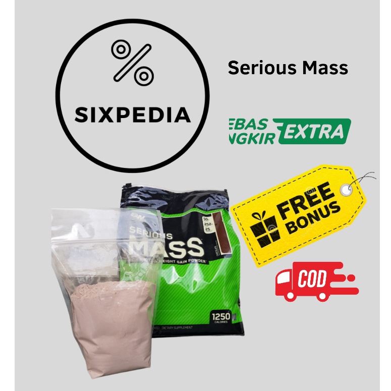 Jual On Optimum Nutrition Serious Mass 1 Lbs Repack (450 Gram) | Shopee ...