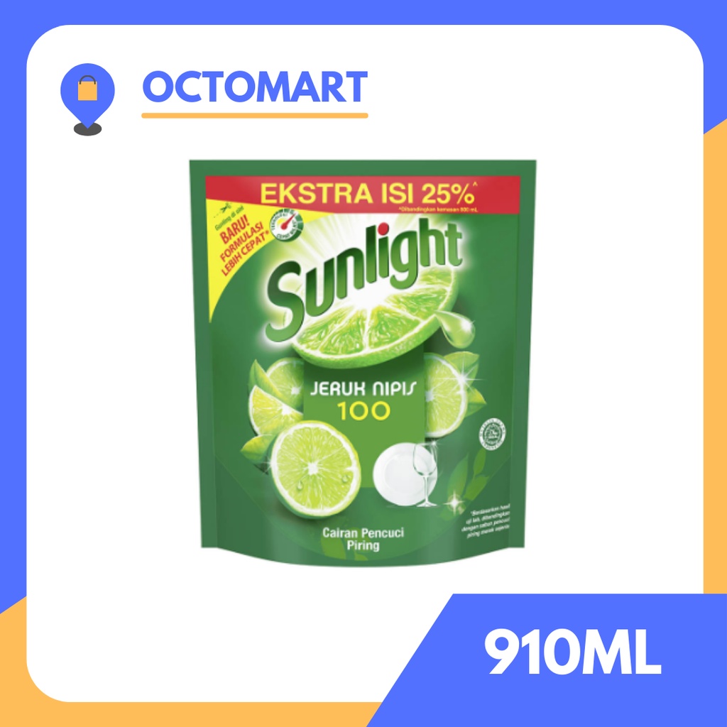 Jual SUNLIGHT Cairan Pencuci Piring 910ML Cuci Piring 910 ML Jeruk ...