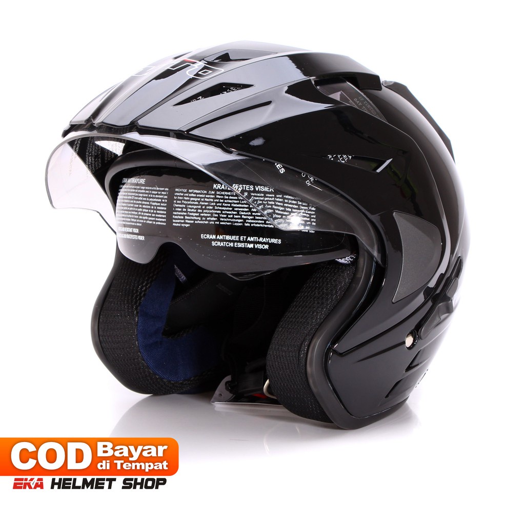 Jual Helm Motor Pria Polos SNI Helem Cowok Dewasa Helmet ProSight ...