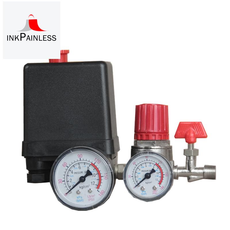 Jual Rakitan Pressure Switch Kompresor Angin Dengan Pressure Regulating ...