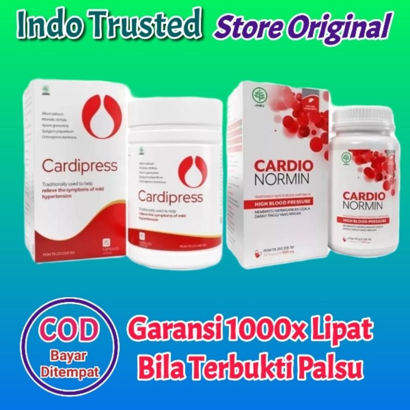 Jual cardipress dan cardio normin multi fungsi hipertensi | Shopee ...