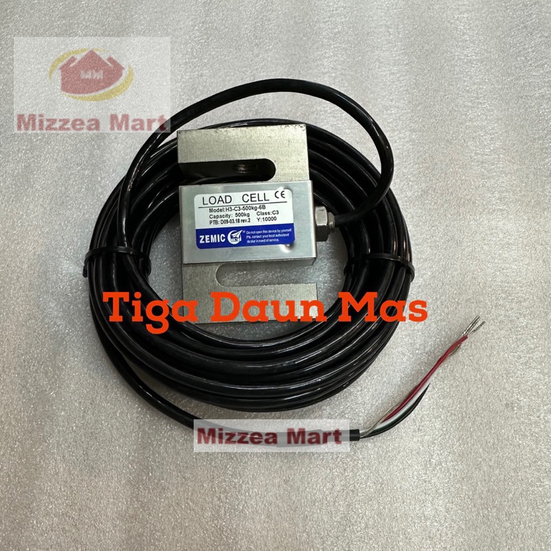Jual MizzeaMart Load Cell Zemic H3 500 Kg / Sensor Timbangan Zemic H3 ...