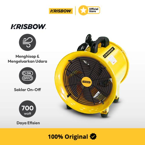 Jual Krisbow 12 inci Blower Ventilator Industrial - Kuning | Shopee ...