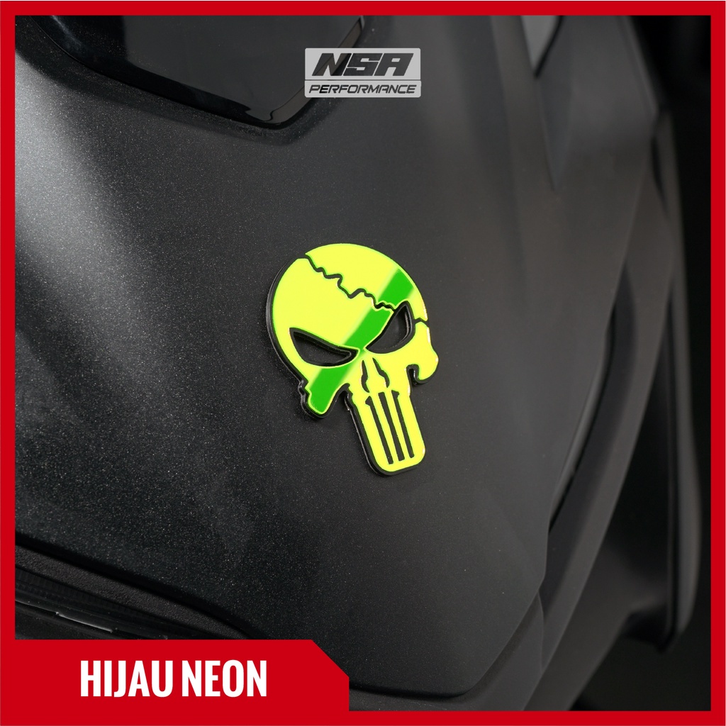Jual NSA Emblem Motor Skull Punisher Skull All Motor Beat Vario Nmax ...