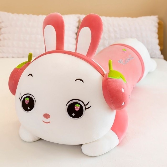 Jual Guling Boneka Rabbit Bunny Pakai Bando Kelinci Ukuran 90cm Bahan ...