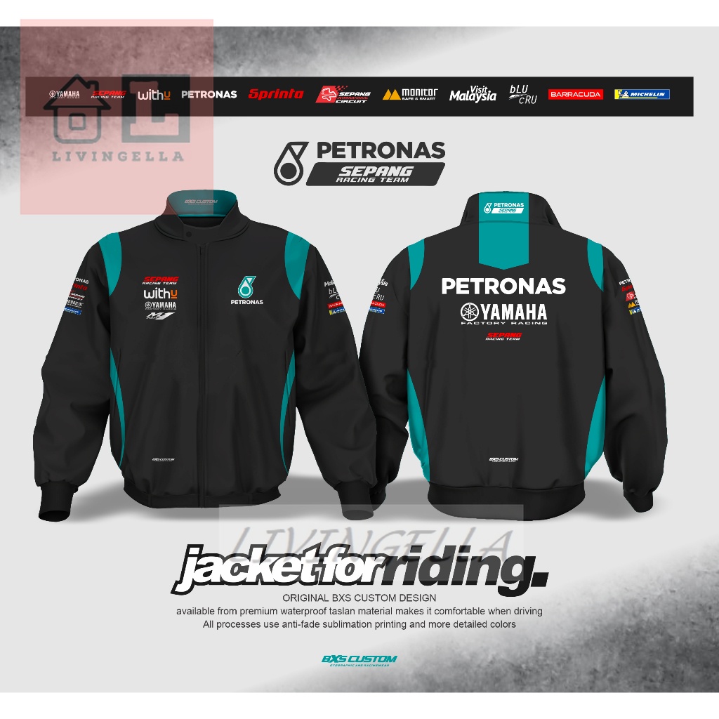 Jual LivinGella - JAKET PETRONAS SEPANG RACING TEAM NEW JACKET RIDING ...