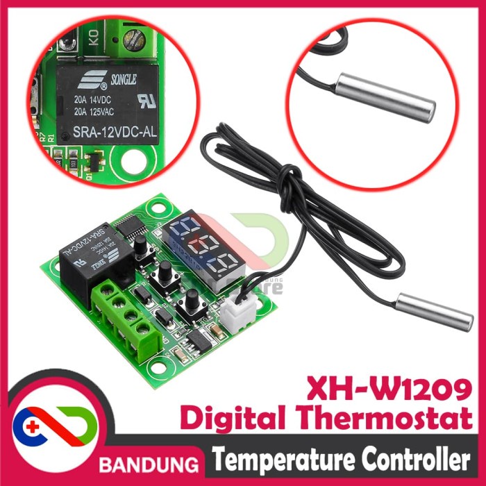 Jual XH-W1209 DIGITAL THERMOSTAT TEMPERATURE CONTROLLER SWITCH WITH ...
