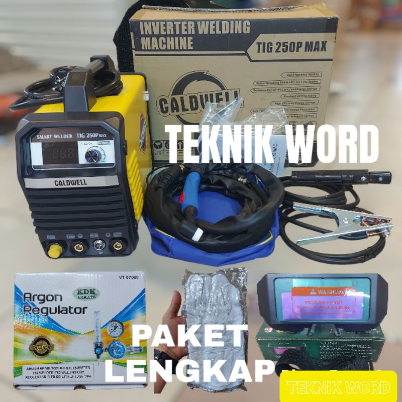 Jual MESIN LAS TIG CALDWELL 250 P MAX / MESIN LAS ARGON CALDWELL TIG ...