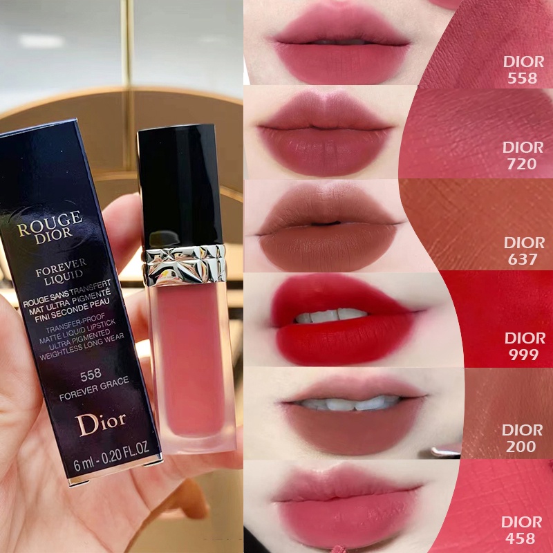 Jual (COD) Dior Lipstick Liquid Matte 6ml / Dior Forever Liquid Matte ...