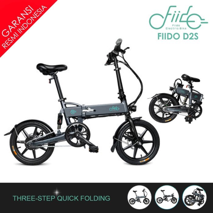 Jual Fiido Sepeda Lipat Sepeda Listrik D2s Foldable EBIKE Hybrid Smart ...