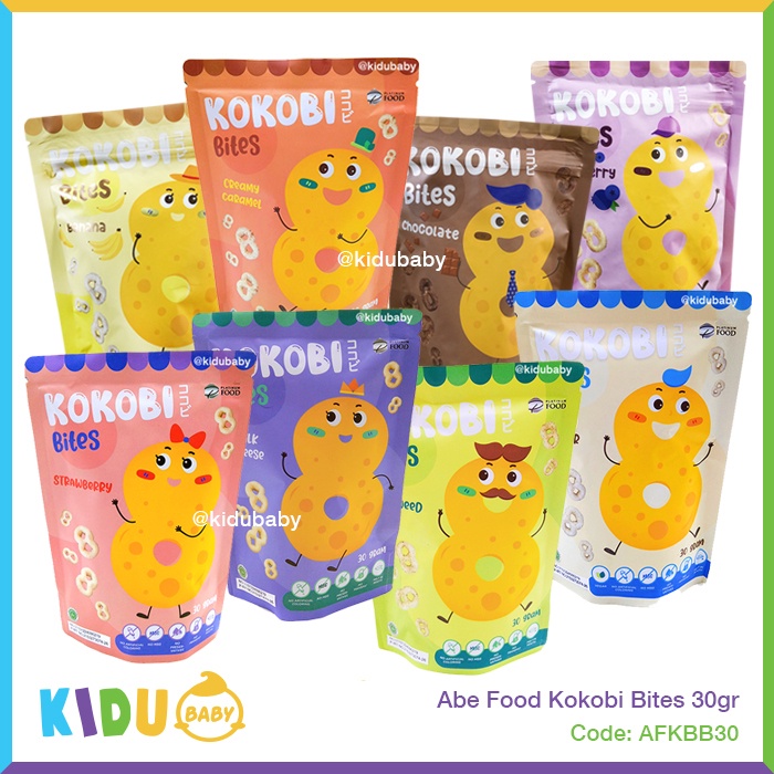 Jual Snack Bayi & Anak Abe Food Kokobi Bites Kidu Baby | Shopee Indonesia