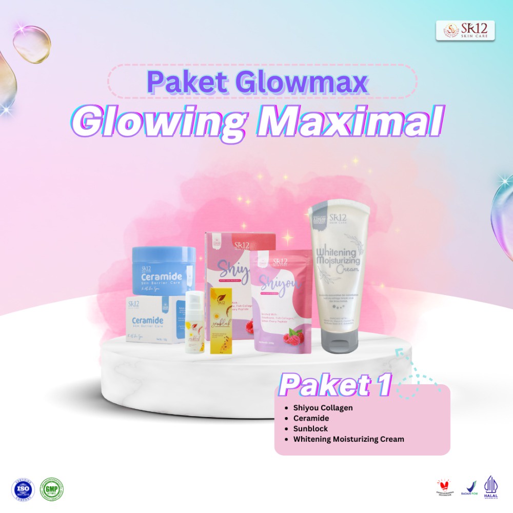 Jual PAKET GLOW MAX SR12 - Glowing Maximal Pemutih Kulit Wajah | Shopee ...