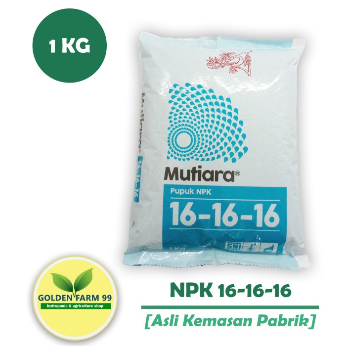 Jual RRK Jual pupuk NPK Mutiara 16-16-16 MEROKE Kemasan 1 kg Harga ...