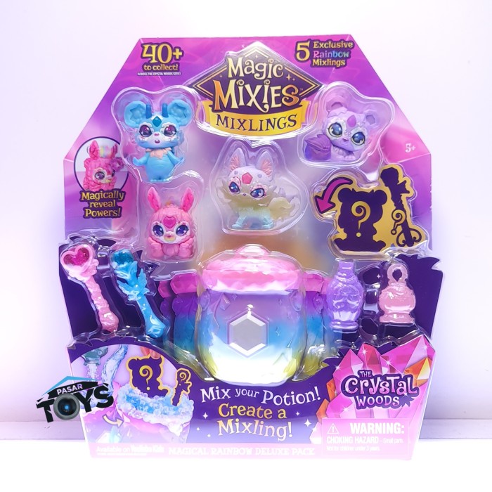 Jual Magic Mixies Mixlings Magical Rainbow Deluxe Pack The Crystal ...