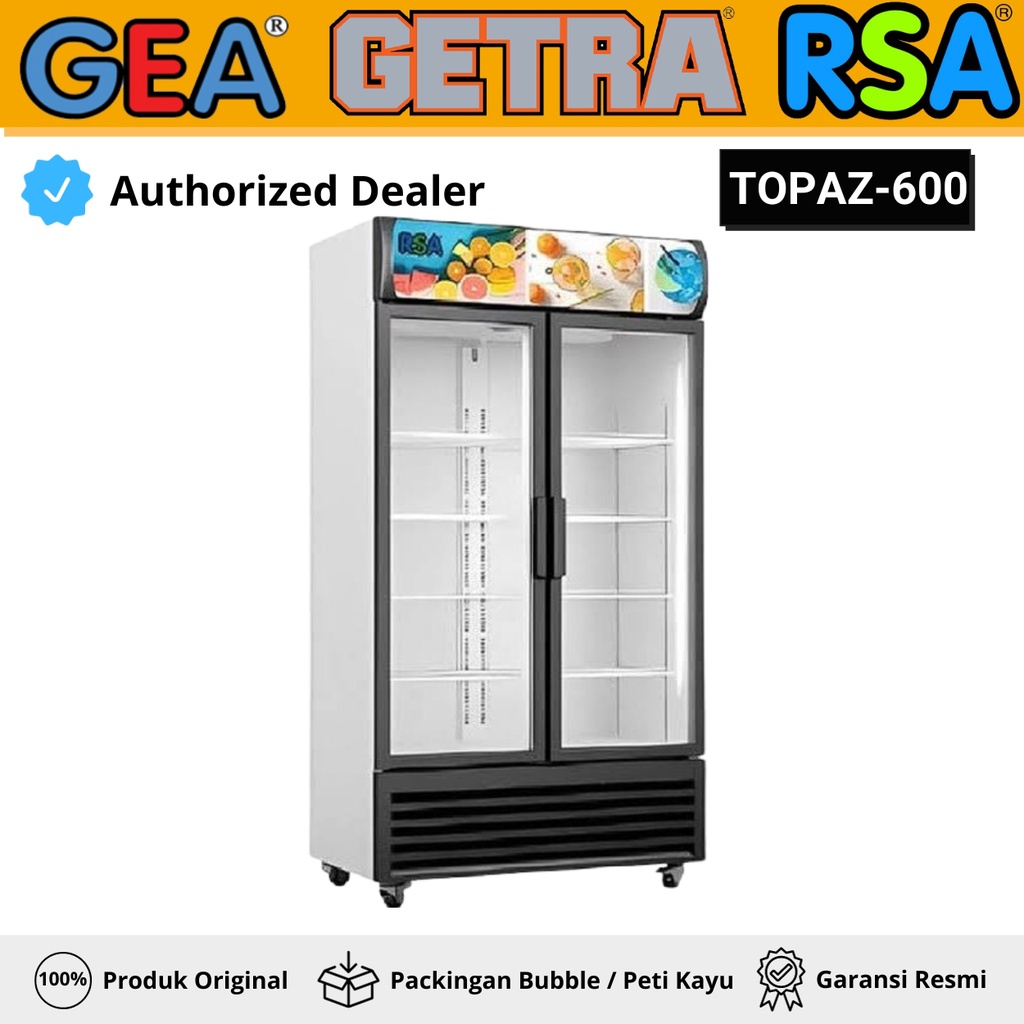 Jual Showcase RSA Topaz 600IC Topaz-600IC Kulkas Anti Bunga Es ...