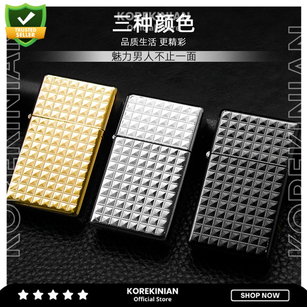 Jual Korek Api Minyak Retro Gasoline Zhengda Lighter ZD-2026 ...