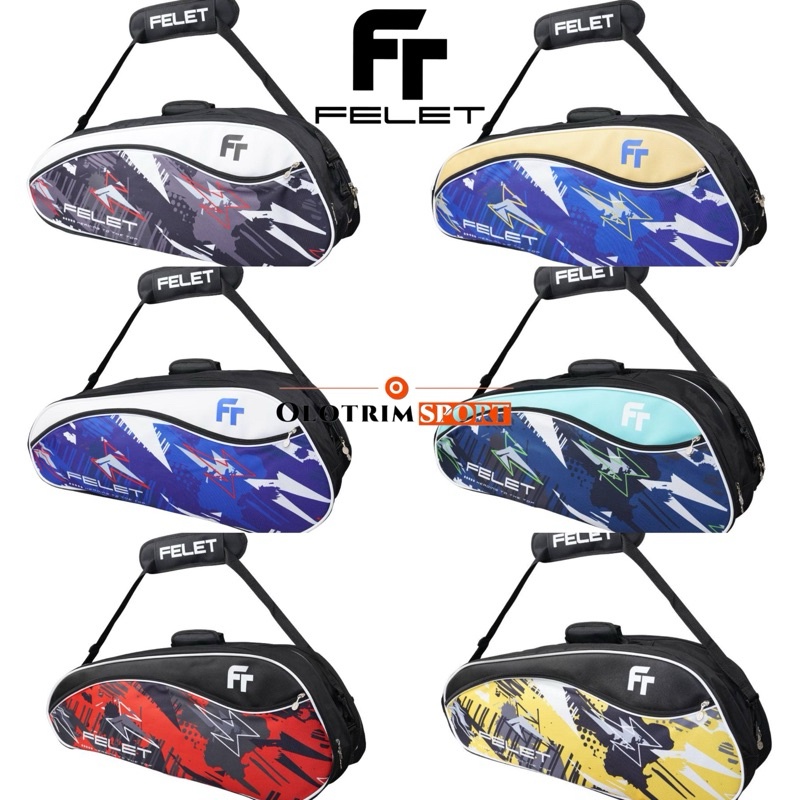 Jual Tas Badminton FELET DOUBLE BAG 313 Original | Shopee Indonesia