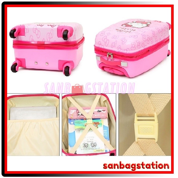 Jual KIDS TROLLEY LUGGAGE KOPER BAGASI ANAK 16 INCHI INCI MOTIF ELSA ...