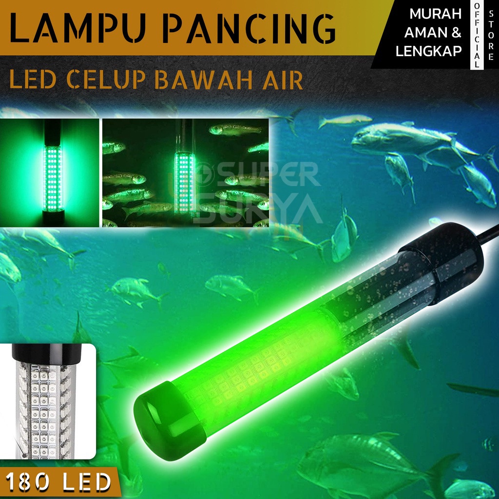 Jual Lampu Celup LED Ikan 14Watt 50 M 1200 Lumens Waterproof | Shopee ...