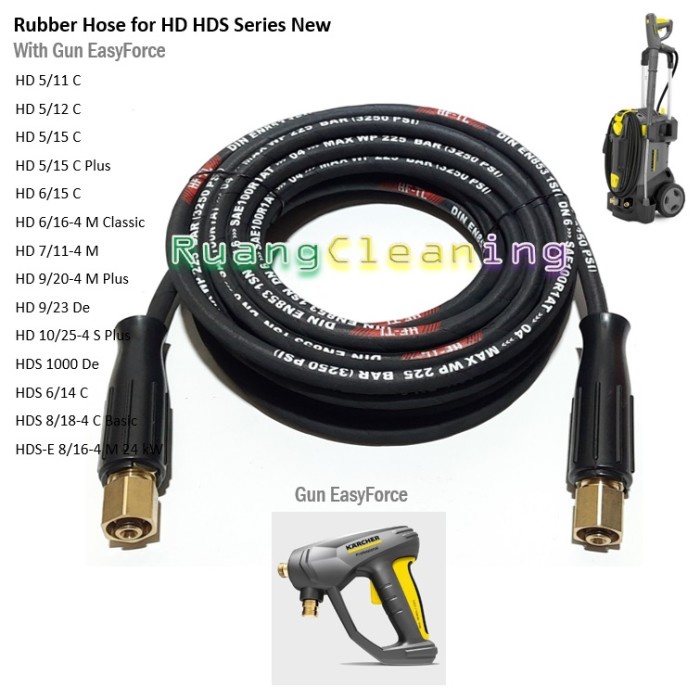 Jual Selang RB10 High Pressure Hose EasyLock 250Bar for Karcher HD HDS ...