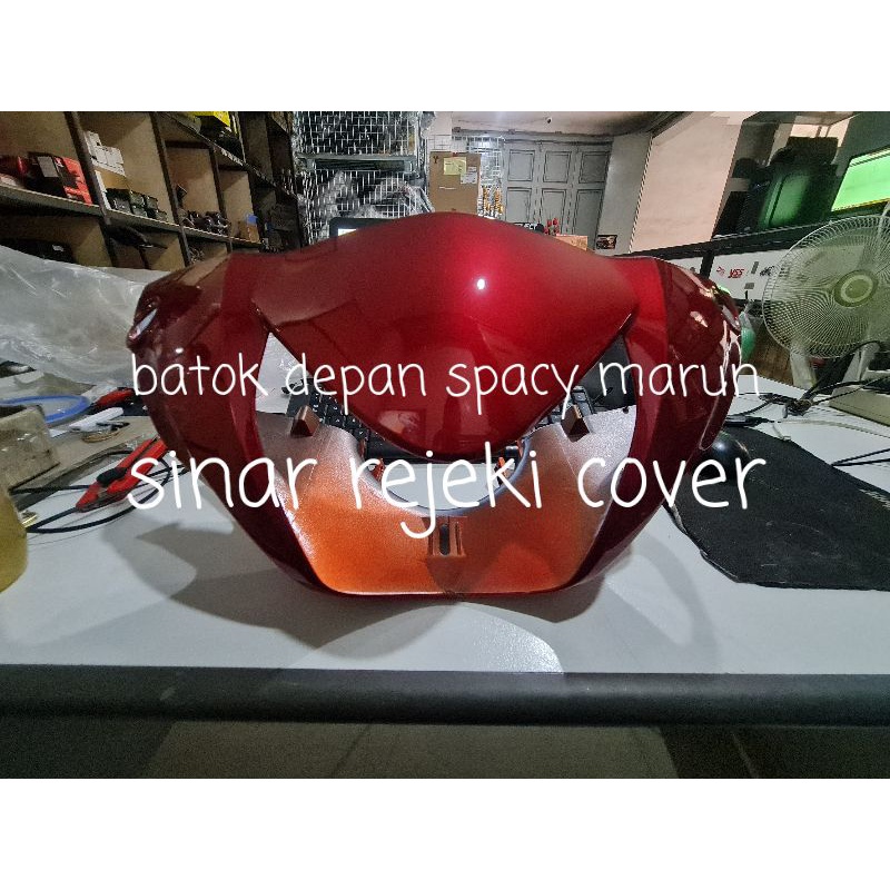 Jual Strong - Batok Kepala Depan Spacy Marun Injeksi Karbu SRP | Shopee ...