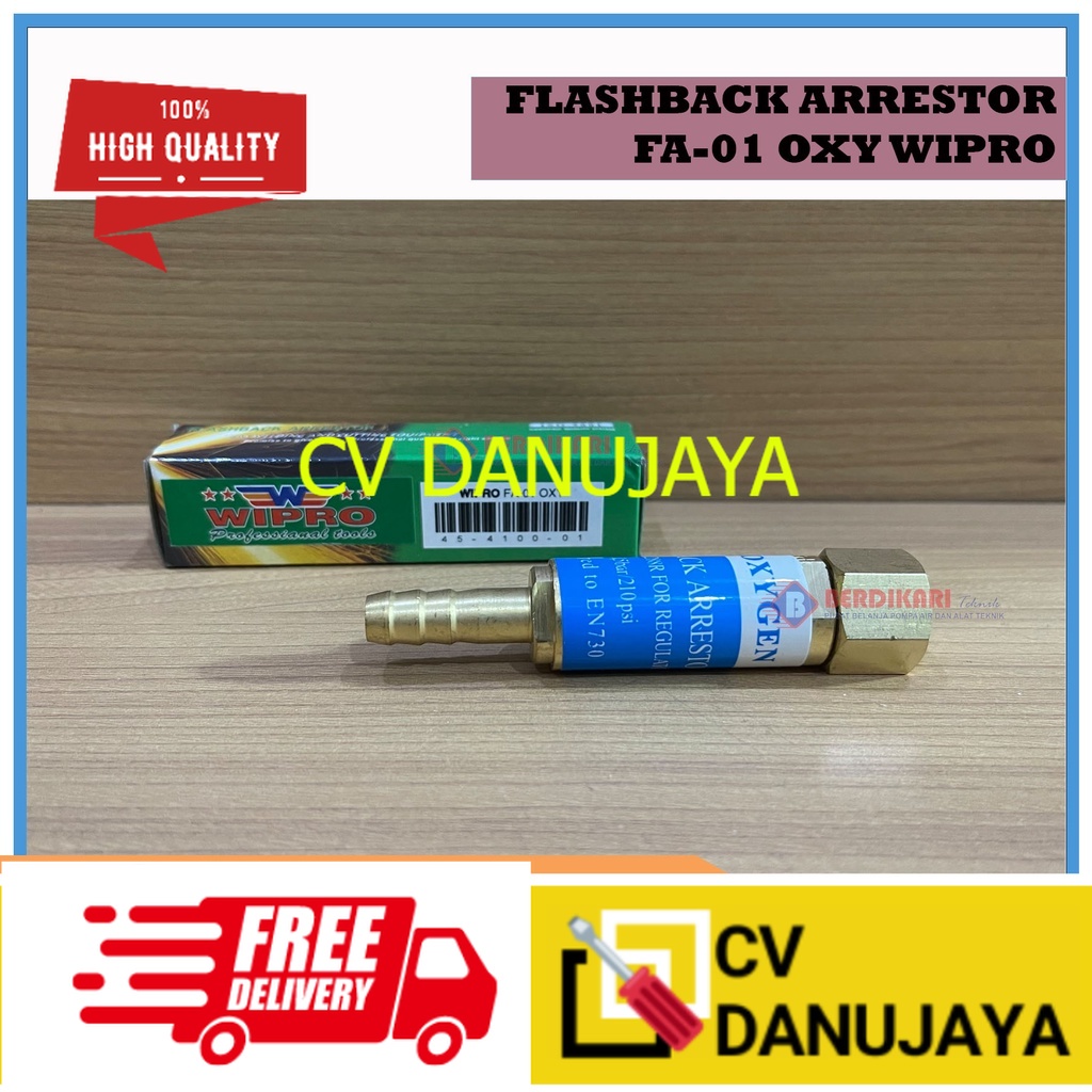Jual WIPRO Flashback Arrestor FA-01 OXY u/Regulator | Shopee Indonesia