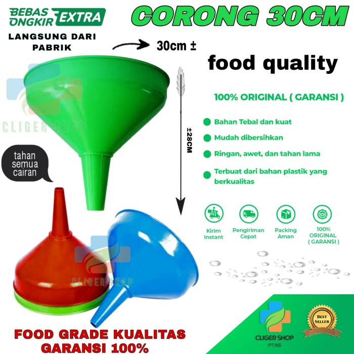 Jual CORONG PLASTIK 30CM ASLI TEBAL DAN KUAT | Shopee Indonesia