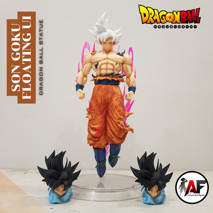 Jual Statue Dragon Ball Floating Goku UI 3Head design | Shopee Indonesia