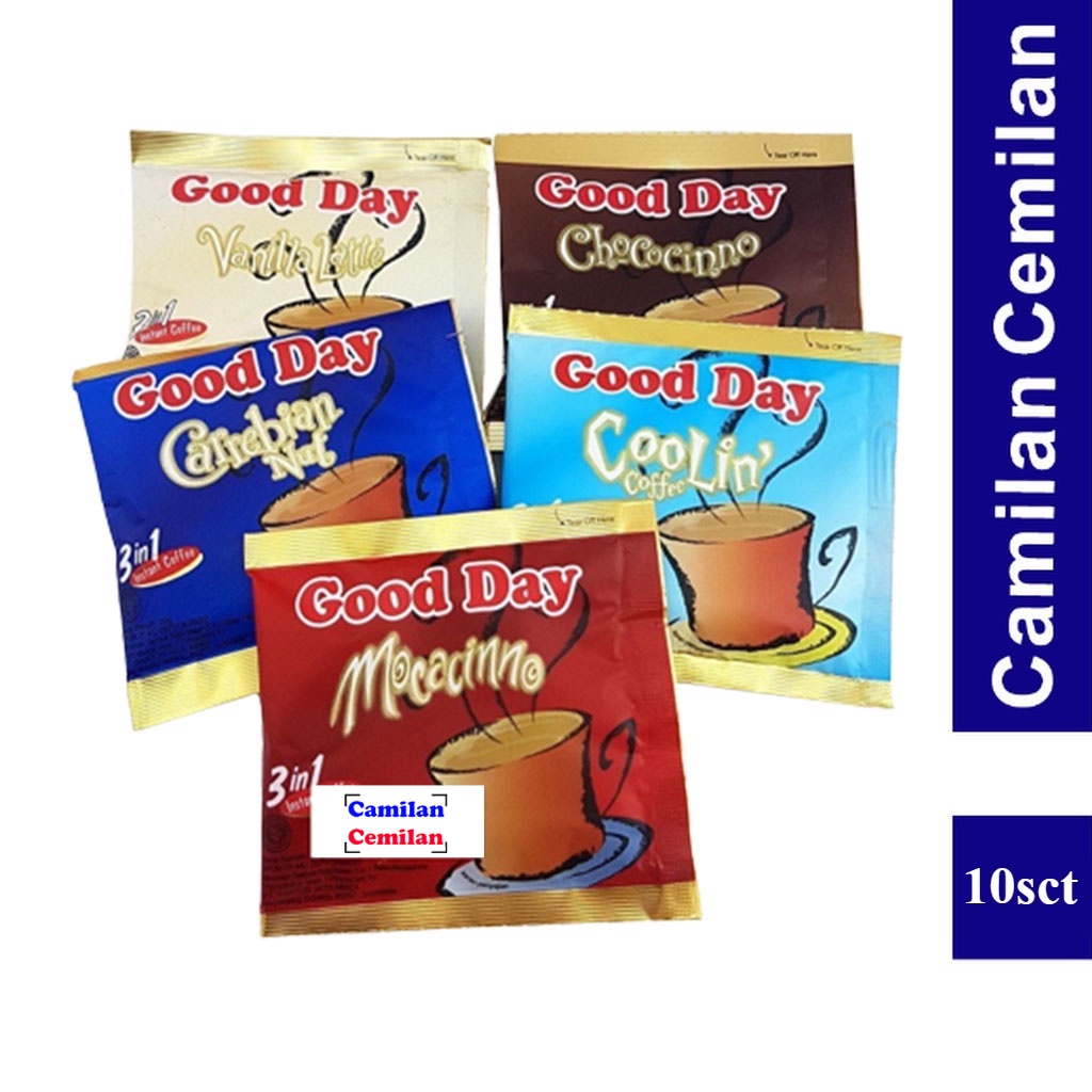 Jual Good Day 3 in 1 Kopi Instant Renceng isi 10 sct x 20 gr | Shopee ...