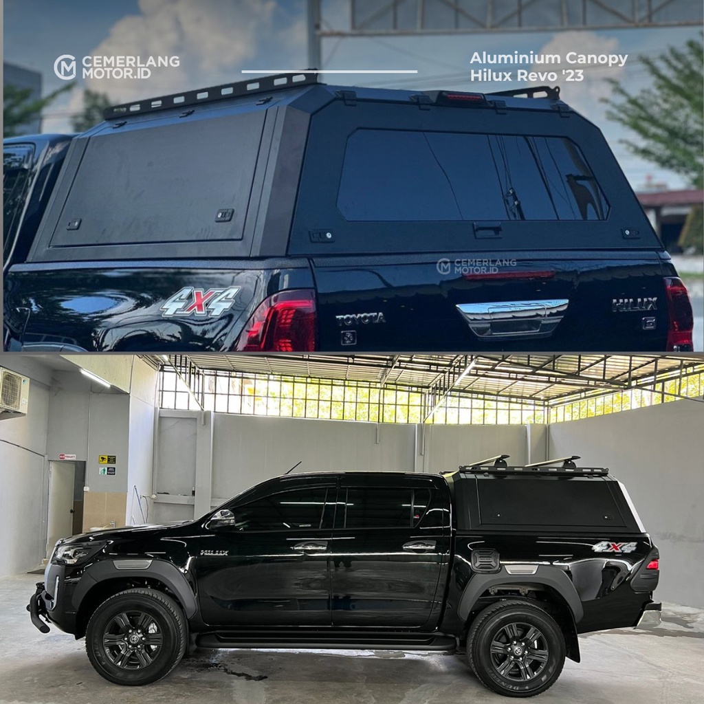 Jual CANOPY ALUMINIUM Hilux Revo Double Cabin 2016 - NOW | Shopee Indonesia