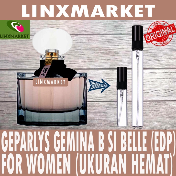 Jual GEPARLYS GEMINA B SI BELLE EDP FOR WOMEN - UKURAN HEMAT - | Shopee Indonesia