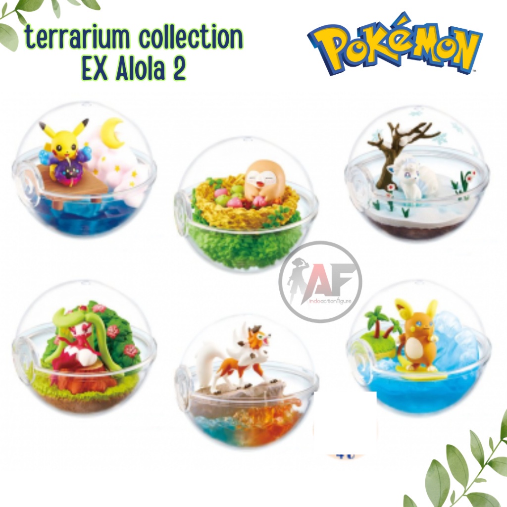 Jual Action figure Pokemon gacha series Terrarium collection pikachu ...