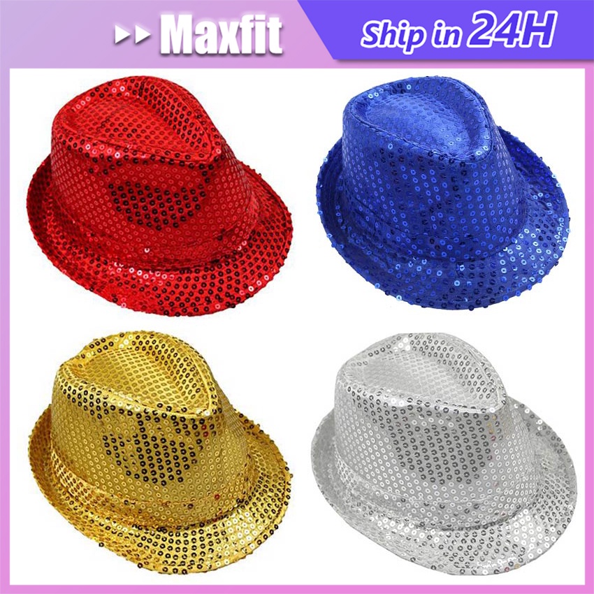 Jual Topi Pesta Payet Fashion Model Fedora Topi Sihir Magic Hat ...