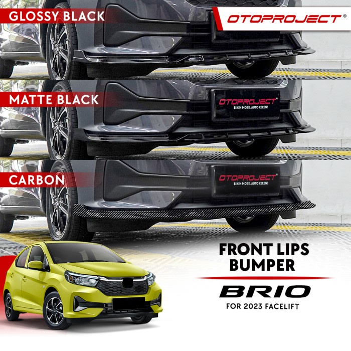Jual Otoproject- Front Lips Bumper A.N Brio 2023 | Shopee Indonesia