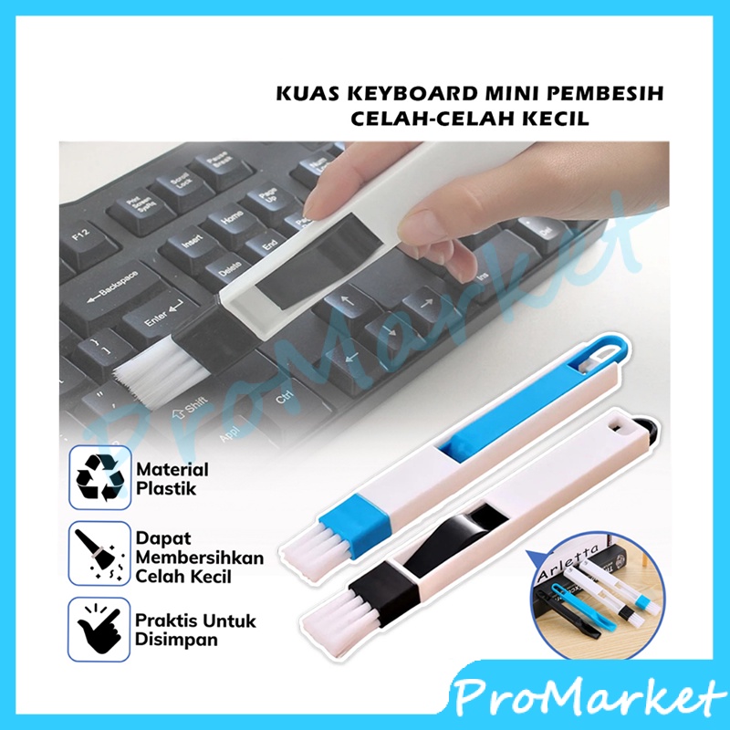 Jual 2IN1 Kuas Pembersih Debu Keyboard Serbaguna / Kuas Debu Sapu Sudut ...