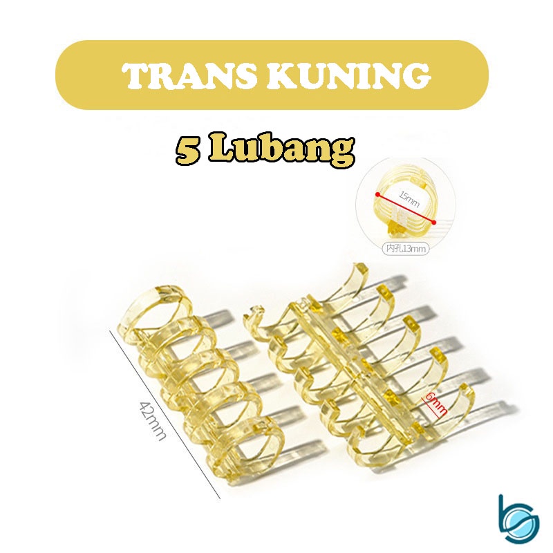 Jual Ring Pengikat Binder 5 Lubang/DIY Ring Binder Warna Lucu/Ring ...