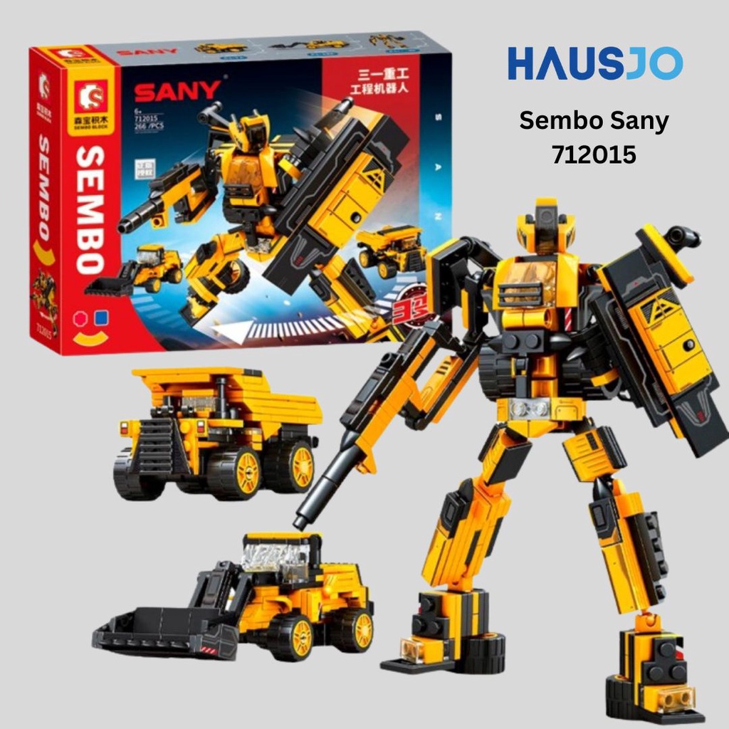 Jual Sembo 3in1 Performation Car Building Block 3 Style Transformasi ...