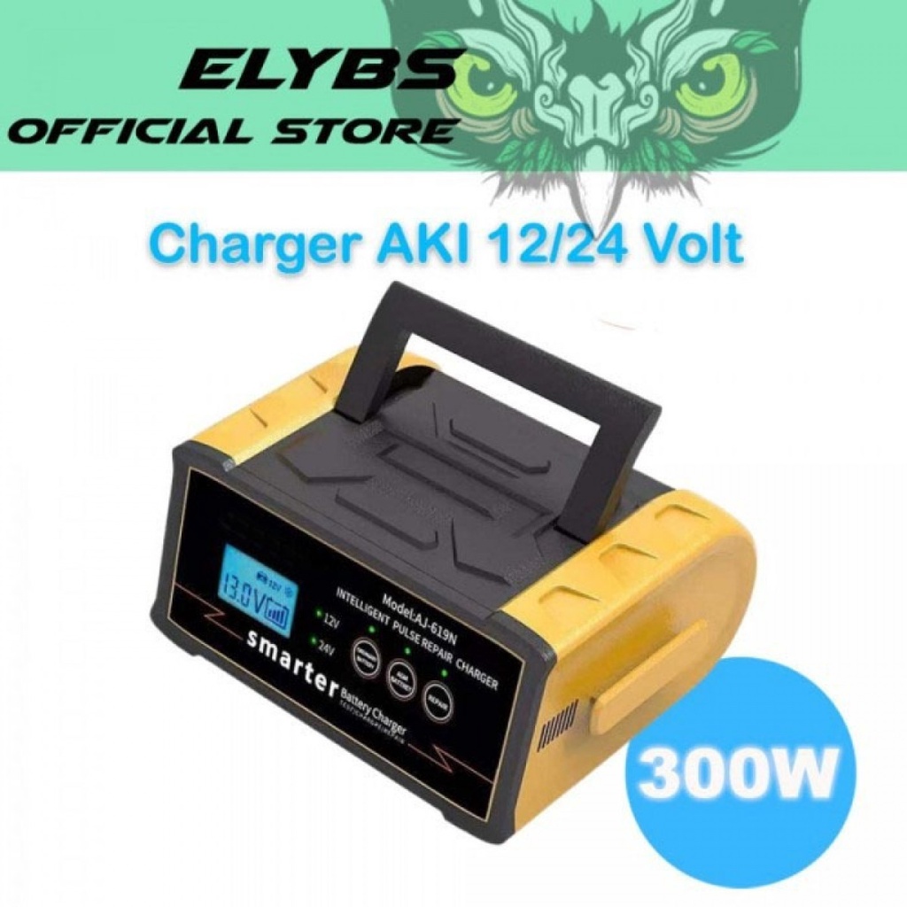 Jual Charger Aki 12V 24V Cas Accu Mobil Truk Motor Lead Acid 300W ANJ ...
