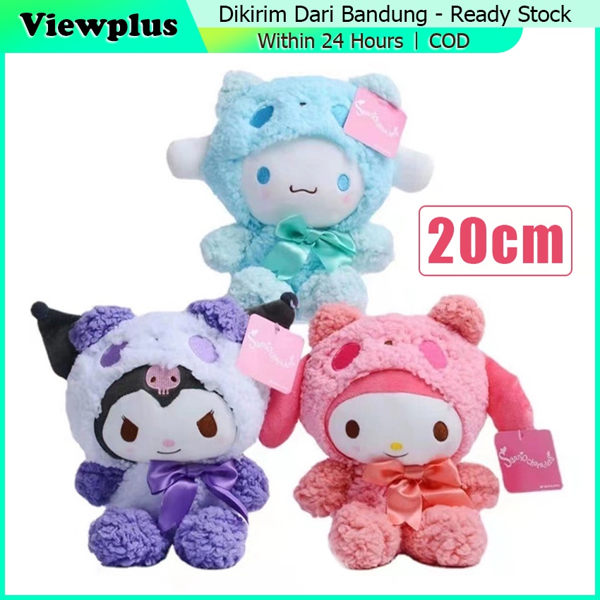 Jual Boneka Sanrio Kuromi Melody Cinnamoroll Bahan Plush Import Hadiah Ulang | Shopee Indonesia