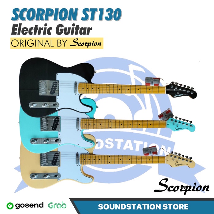 Jual SCORPION ST130 Electric Guitar | Gitar Listrik Elektrik Telecaster | Shopee Indonesia