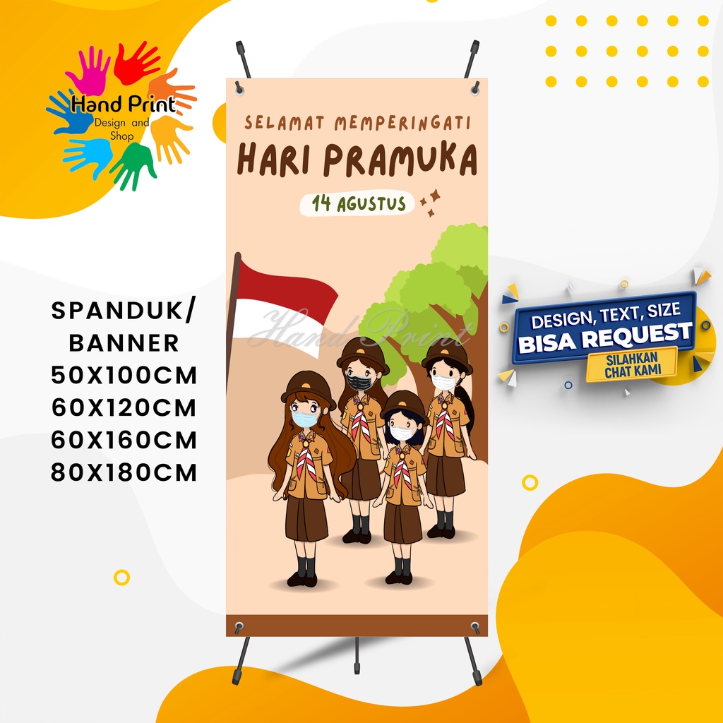 Jual Cetak Spanduk Banner Camping Pramuka Jambore Kembali Ke Alam D MMT ...