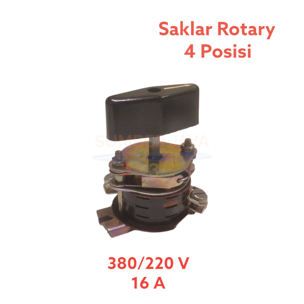 Jual Saklar Rotary 4 Posisi 380/220 V 16A / Rotary Switch 4 Posisi ...