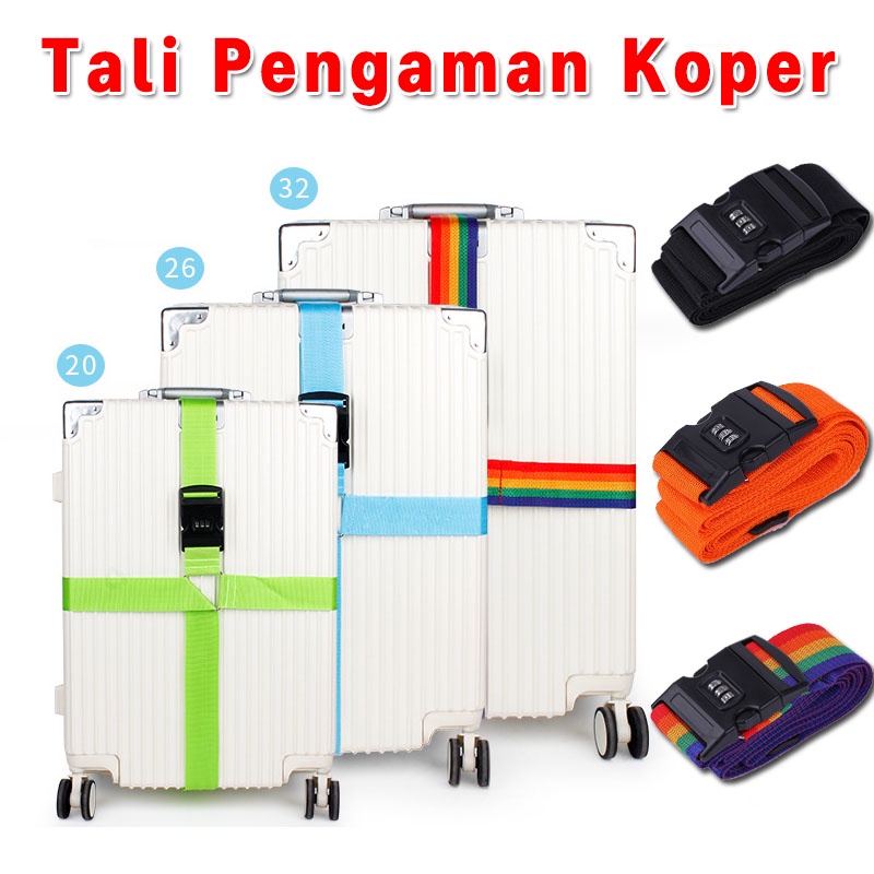 Jual 4M Tali Pengaman Koper /Tali Koper Pengaman Anti Maling /Pengikat ...
