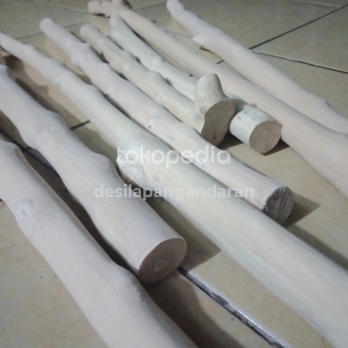 Jual kayu kopi kupas bersih 4 batang panjang 60 cm diameter 2-4 cm ...