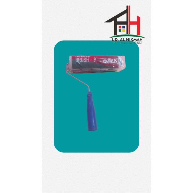 Jual KUAS ROLL CAT TEMBOK / ROLLER BRUSH OZILL 9 INCH 22.5 CM | Shopee ...
