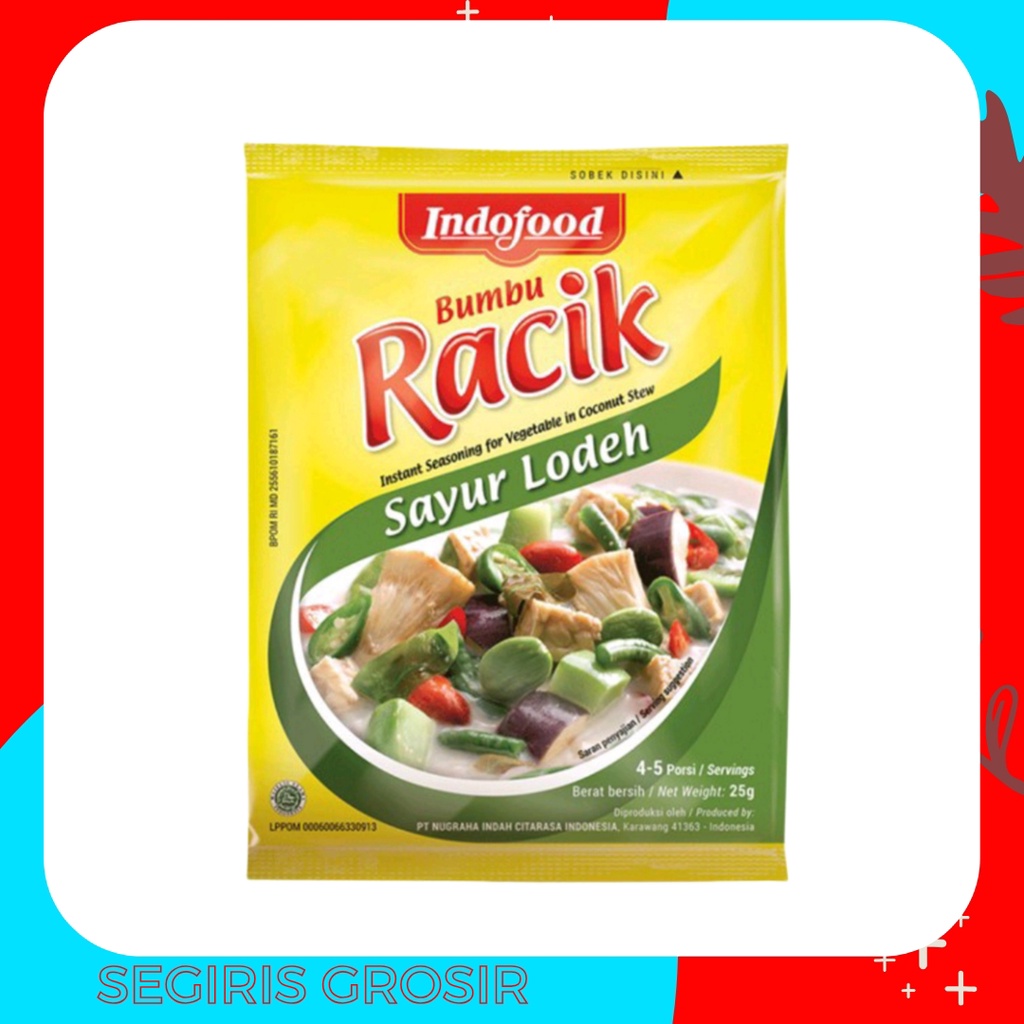 Jual Indofood Bumbu Racik Sayur Lodeh 25 gr | Shopee Indonesia