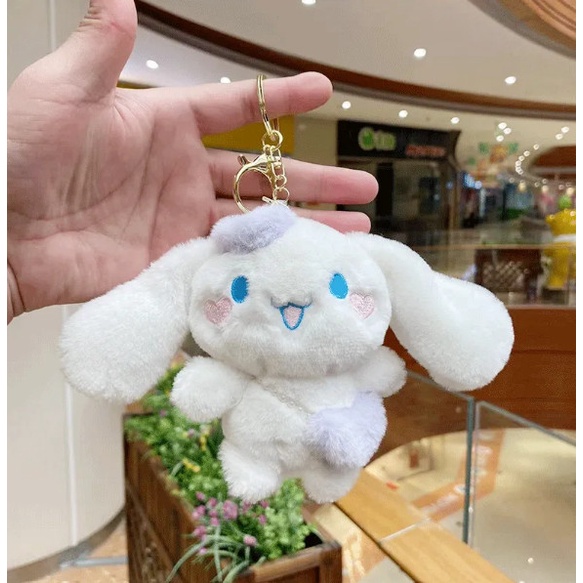 Jual Keychain Boneka Sanrio Cinamoroll PREMIUM Cute Ganci Plushies Real ...