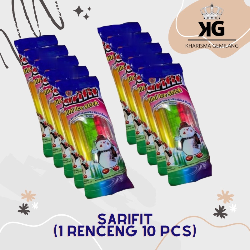 Jual SARIFIT - JELLY STICK SARIFIT MINI (1 RENCENG 10 PCS) Jelly Ice ...