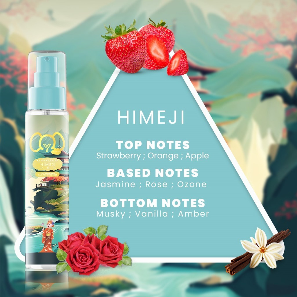 Jual Yunikon Fine Fragrance Hair And Body Mist Japan Series - 100ml ...