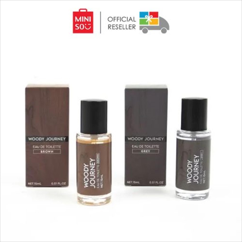 Jual MINISO Parfum Pria Woody Journey EDT 15ml | Shopee Indonesia